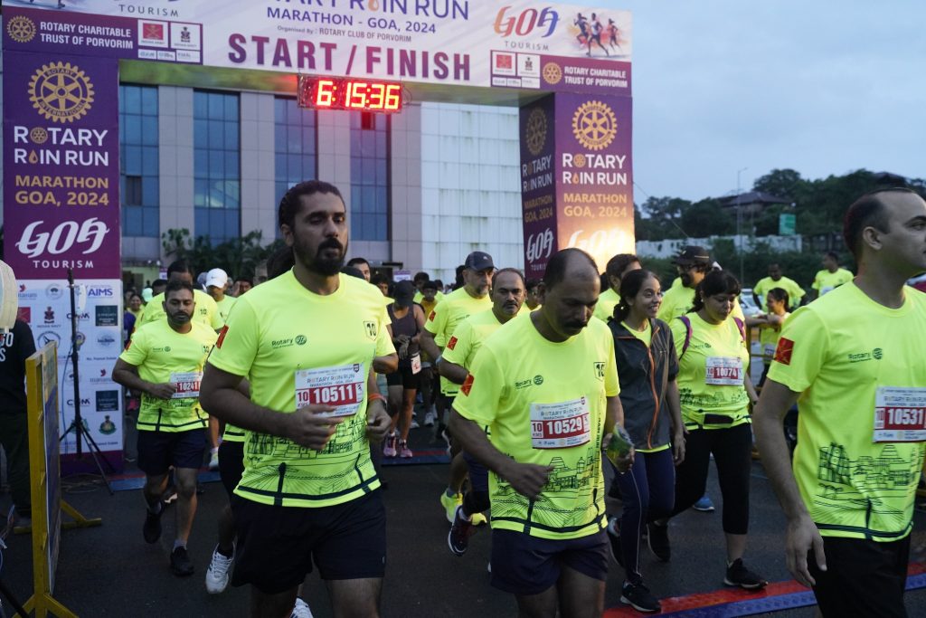 Rotary Rain Run Goa - 2026 Registration & 2025 Results